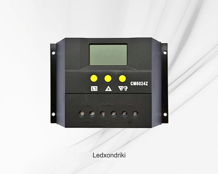 ΡΥΘΜΙΣΤΗΣ ΦΟΡΤΙΣΗΣ 60Ah ΜΕ ΟΘΟΝΗ - 12V/24V - ledxondriki